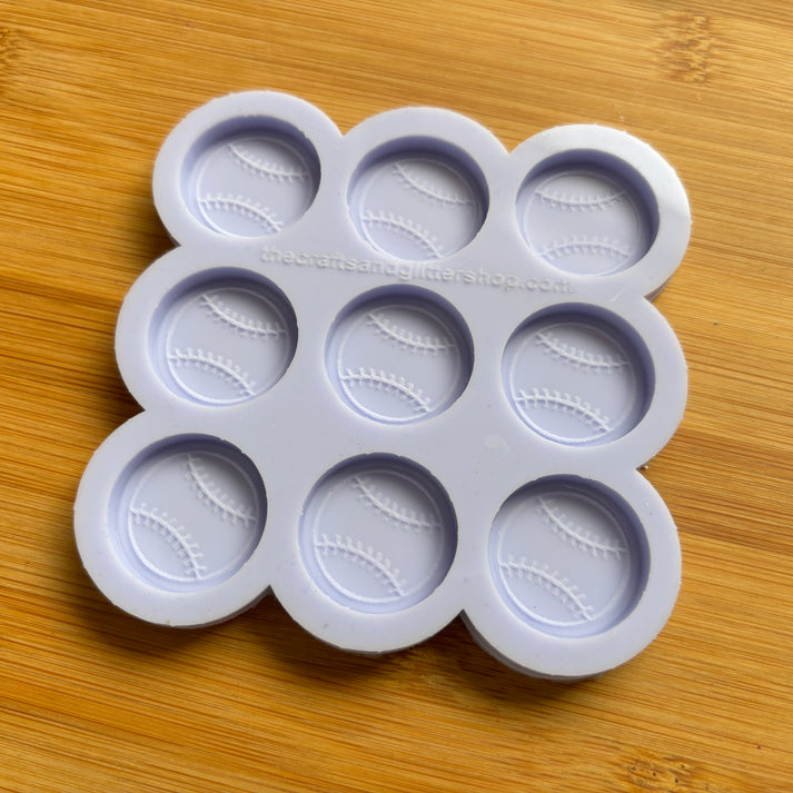 1" Baseball Silicone Mold | Food Safe Mold for Crafts & Baking – The ...