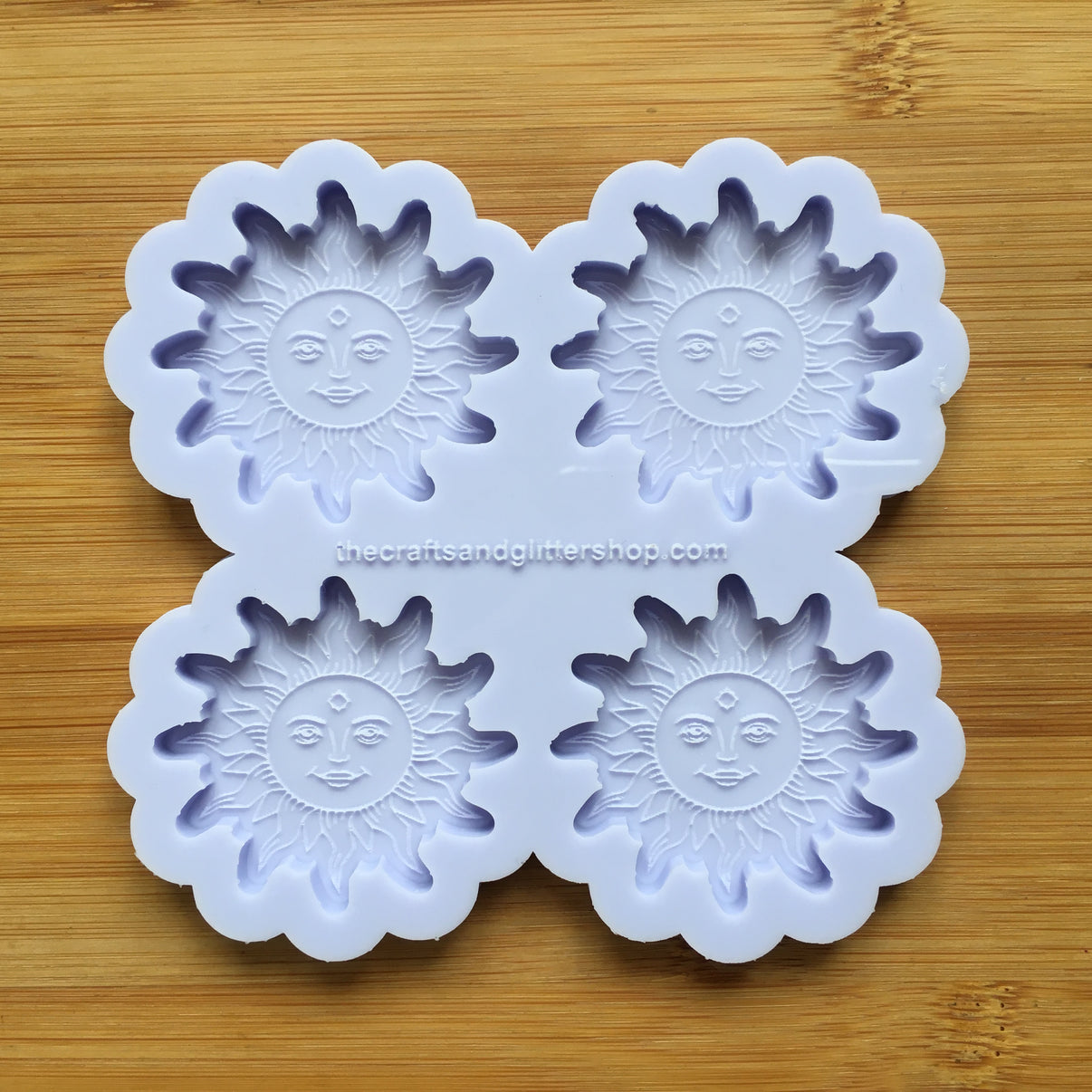 2" Sun with face Silicone Mold | Food Safe Mold for Crafts & Baking ...