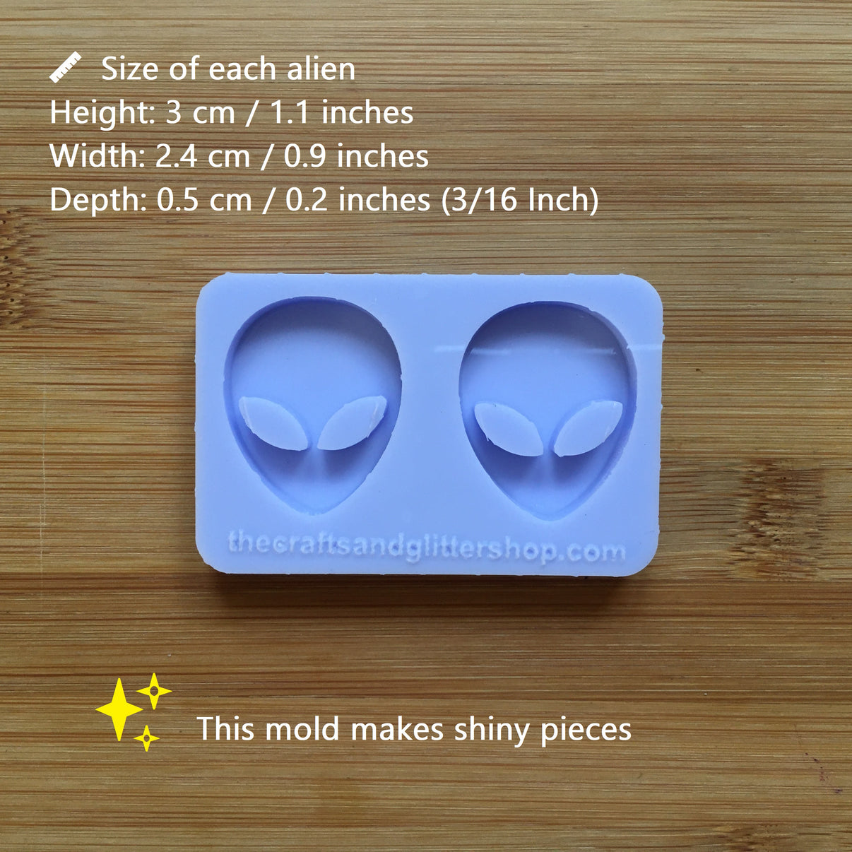 3cm Alien Silicone Mold | Food Safe Mold for Crafts & Baking – The ...