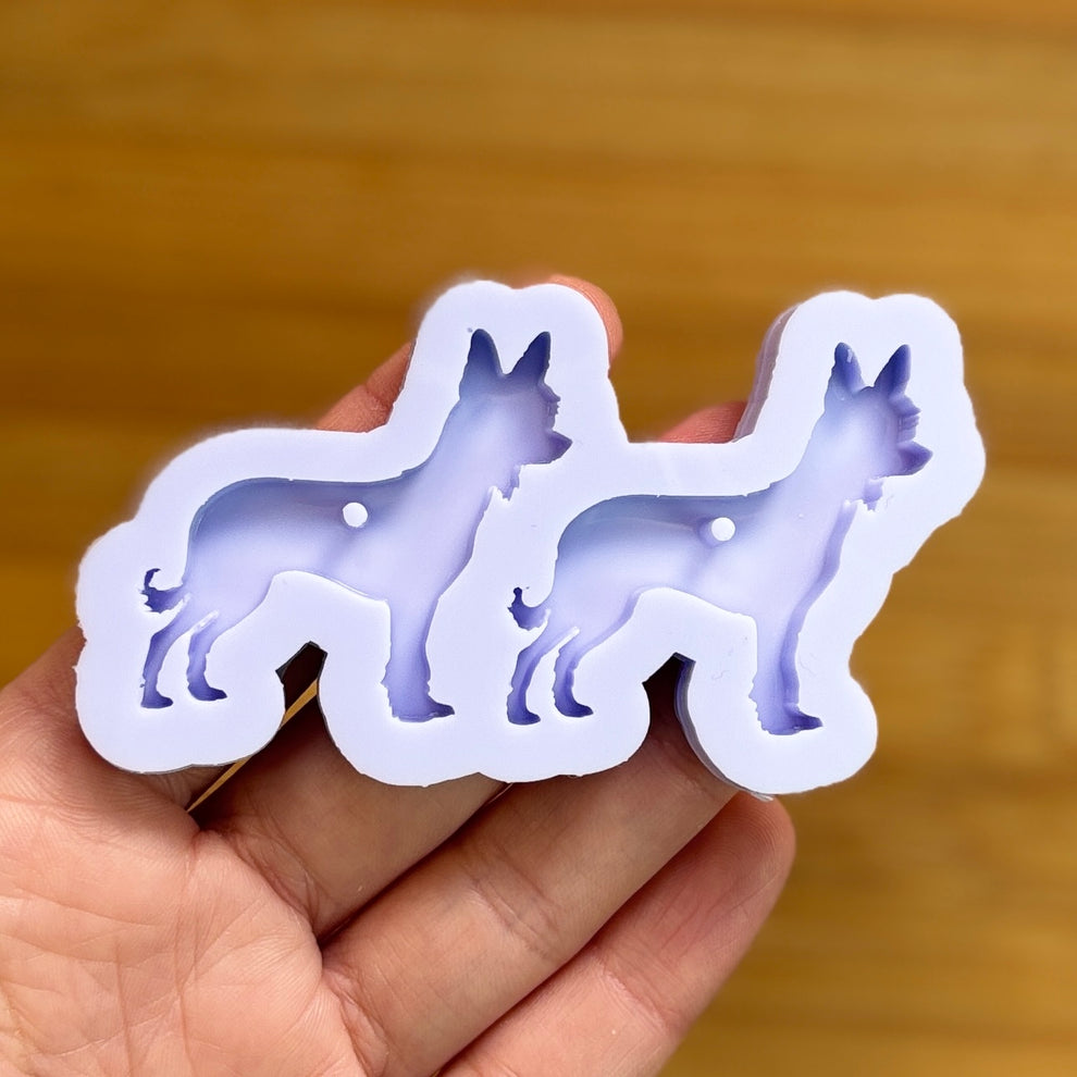 Chinese Crested Powder Puff Silicone Mold | Food Safe Mold for Crafts ...
