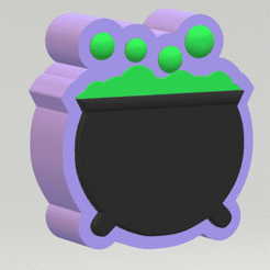 1 pc Bubble Cauldron Bath Bomb Mold STL File for 3D printing – The ...