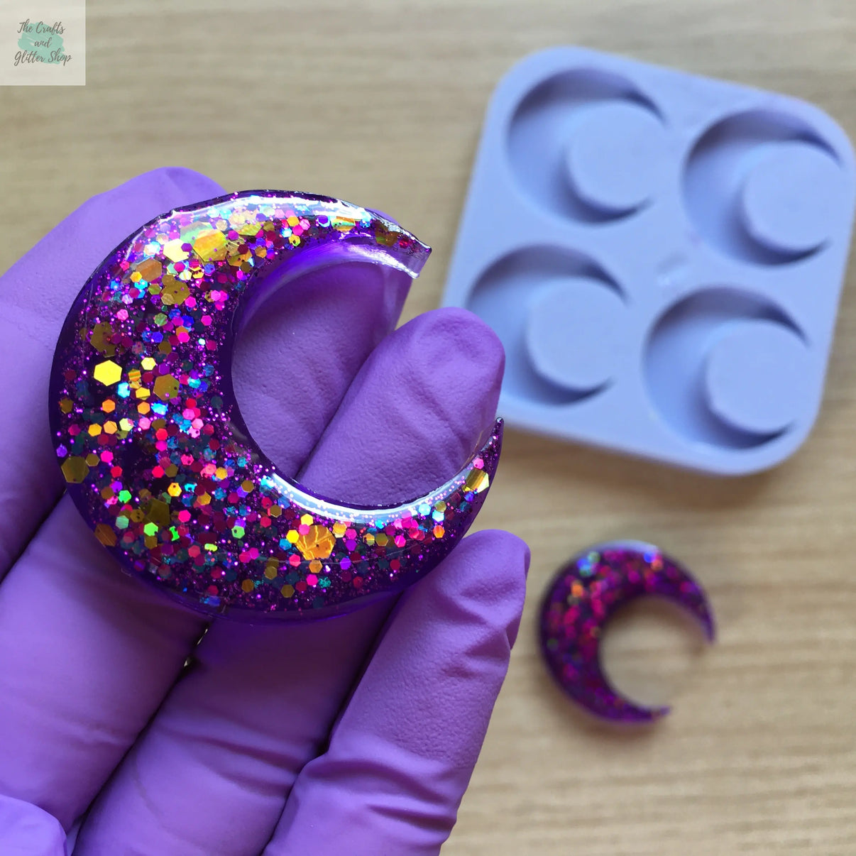 Crescent Moon Silicone Mold | Food Safe Mold for Crafts & Baking – The ...