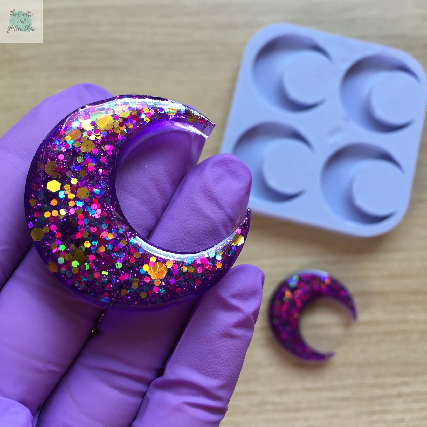 Crescent Moon Silicone Mold | Food Safe Mold for Crafts & Baking – The ...